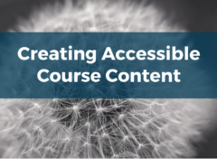 Creating Accessible Course Content - Online Network of Educators