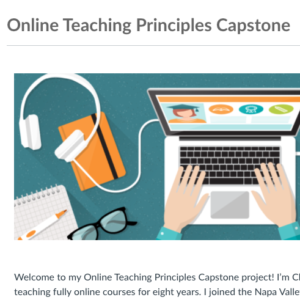 COPY - Capstone Showcase: Principles - Online Network of Educators